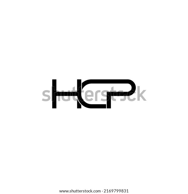 Vektor Stok Hcp Letter Original Monogram Logo Design (Tanpa Royalti ...