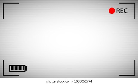 Hd Camera Viewfinder White Background Stock Vector (Royalty Free ...