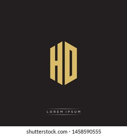 Hd H D Logo Emblem Capital Stock Vector (Royalty Free) 1458590555 ...
