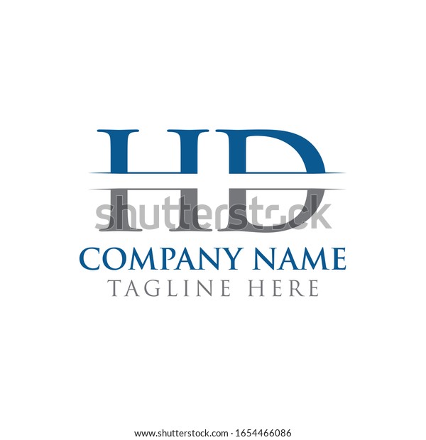 Hd Letter Type Logo Design Vector Stock Vector (Royalty Free ...