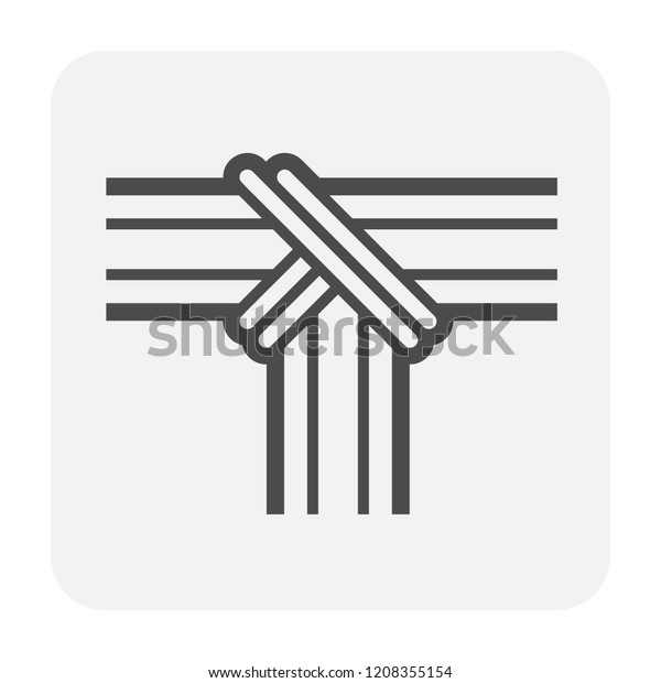 Hdpe Pipe Connection Joint Icon Design Stock Vector (Royalty Free ...