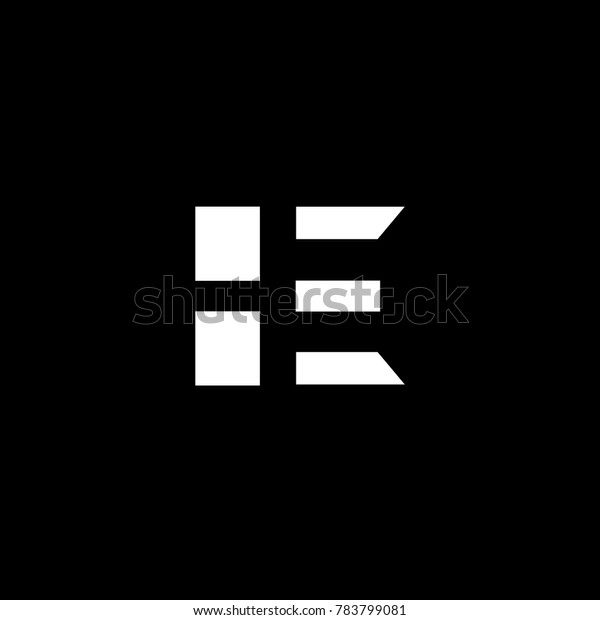 He Letter H E Initials Letter Stock Vector (Royalty Free) 783799081 ...