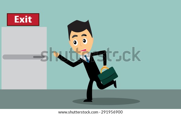 He Rushed Home Stock Vector (Royalty Free) 291956900