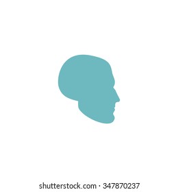Head Color Vector Icon On White Stock Vector (Royalty Free) 347870237 ...