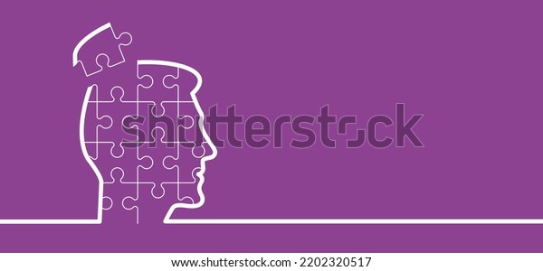 Head Face Jigsaw Puzzle Pieces World Stock Vector (Royalty Free ...