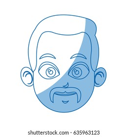 Head Face Man Character Comic Stock Vector (Royalty Free) 635963123 ...