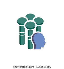 Head Group Logo Icon Design Stock Vector (Royalty Free) 1018521460 ...