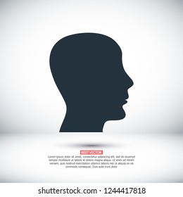 Head Icon Vector Eps 10 Stock Vector (Royalty Free) 1244417818 ...