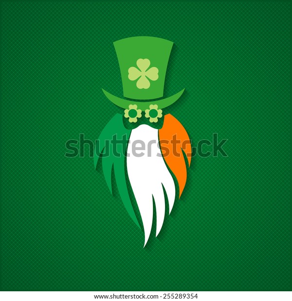 Head Irish Men Sign Emblem On Stock Vector (Royalty Free) 255289354 ...