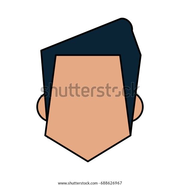 Head Man Avatar Icon Image Stock Vector (Royalty Free) 688626967 ...