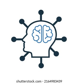 Head Mind Map Icon Outline Vector Stock Vector (Royalty Free ...