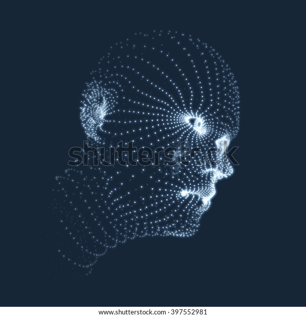 Head Person 3d Grid Human Head Stock Vector (Royalty Free) 397552981 ...