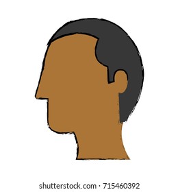 Head Profile Man Icon Stock Vector (Royalty Free) 715460392 | Shutterstock
