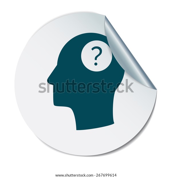 Head Question Mark Avatar Wonders Icon: เวกเตอร์สต็อก (ปลอดค่าลิขสิทธิ์ ...