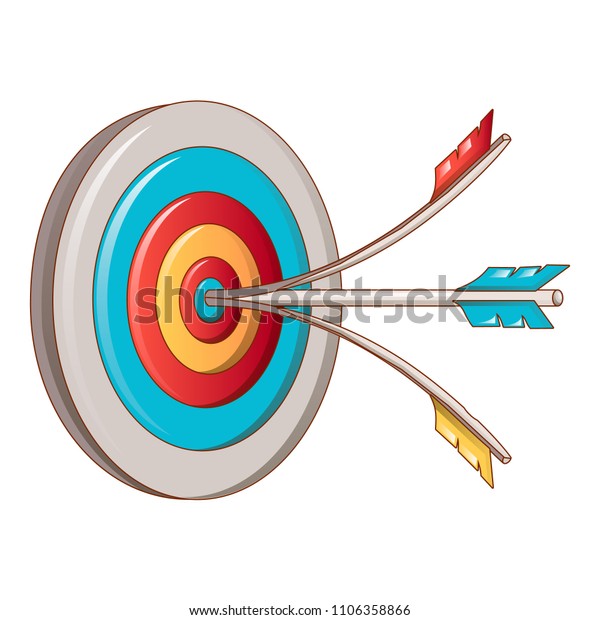 Head Shot Target Icon Cartoon Head Stock Vector (Royalty Free ...
