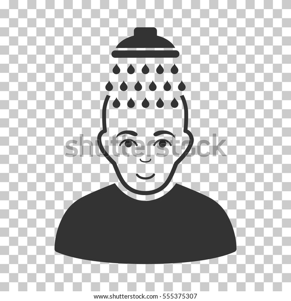 Head Shower Vector Pictogram Illustration Style Stock Vector (Royalty ...