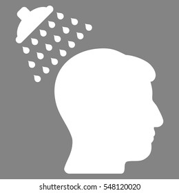 Head Shower Vector Pictogram Style Flat Stock Vector (Royalty Free ...