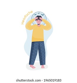 Headache Icon Cephalgia Sore Head Sign Stock Vector (Royalty Free ...