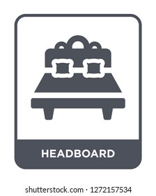 Headboard Icon Vector On White Background Stock Vector (Royalty Free ...