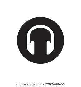 Headphone Icon Design Headset Symbol Vector Stock Vector (Royalty Free ...