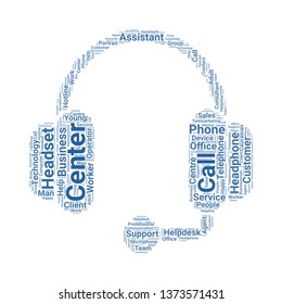 Headset Word Cloud Tag Cloud About Stock Vector (Royalty Free ...