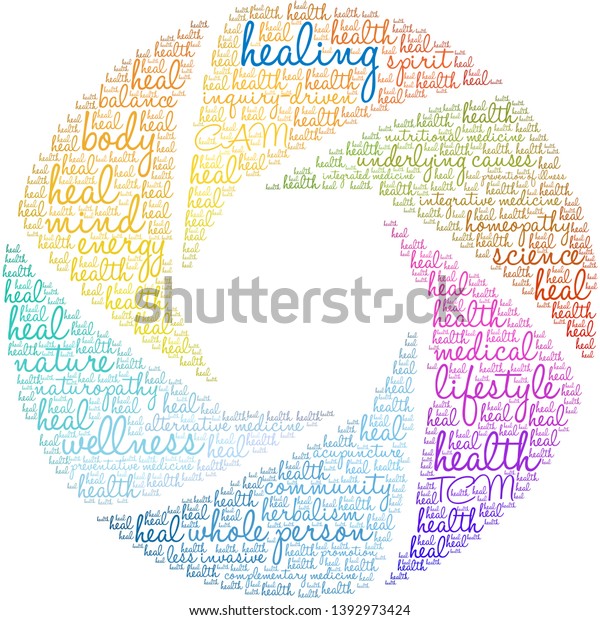 Healing Word Cloud On White Background Stock Vector (Royalty Free ...