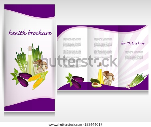 Health Brochure Template Stock Vector (Royalty Free) 153646019