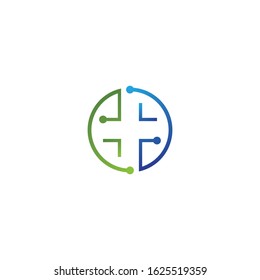 Health Connection Logo Template Vector Icon Stock Vector (Royalty Free ...