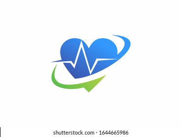 Health Control Vector Logo Design Template Stock Vector (Royalty Free ...