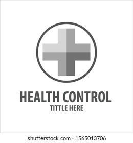 Health Control Vector Logo Ilustration Stock Vector (Royalty Free ...