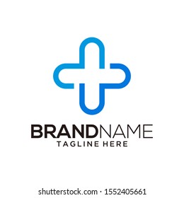 Health Plus Logo Designs Vector Template Stock Vector (Royalty Free ...