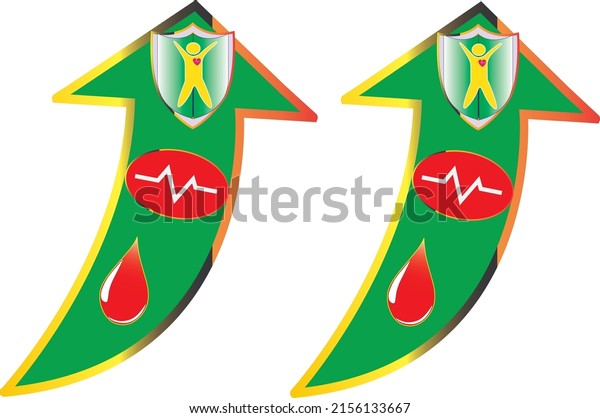 Health Proses Progressive Health Vector Logo: เวกเตอร์สต็อก (ปลอดค่า ...