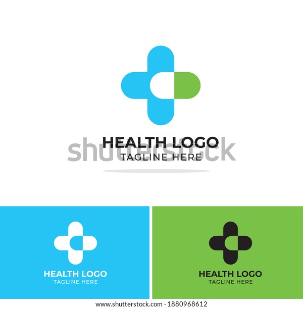 Health Tablet Logo Design Vector Template Stock Vector (Royalty Free ...