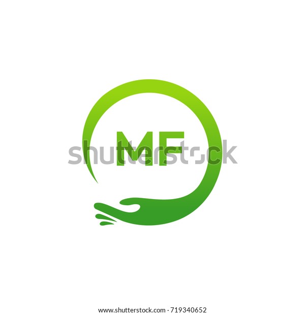 Healthcare Mf Initial Logo Designs Template Stock Vector (Royalty Free ...