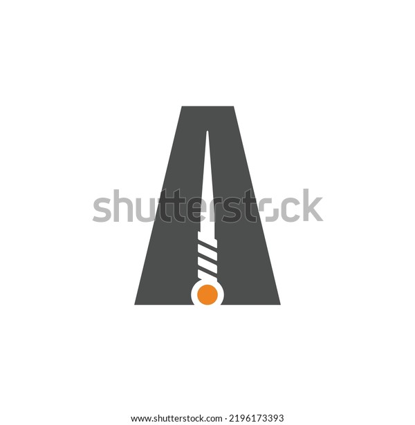 Healthy Acupuncture Logo Design Letter Vector Stock Vector (Royalty ...