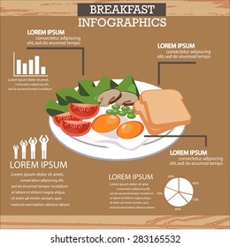 Healthy Eating Tips Infographic Chart Food Stock Vector (Royalty Free ...