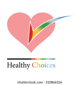 Healthy Choices Logo Stock Vector (Royalty Free) 310866326 | Shutterstock