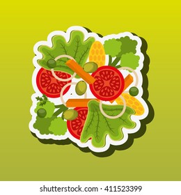 Healthy Cooking Design Stock Vector (Royalty Free) 411523399 | Shutterstock