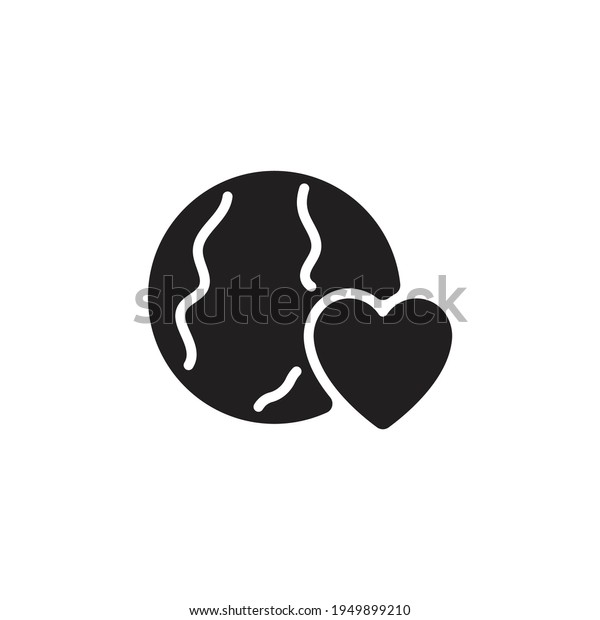 Healthy Earth Icon Vector Logotype Stock Vector (Royalty Free ...