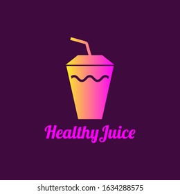 Healthy Juice Logo Design Vector Template Stock Vector (Royalty Free ...