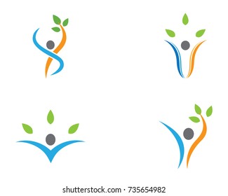 Human Helping Society Logo Vector Set Stock Vector (Royalty Free ...