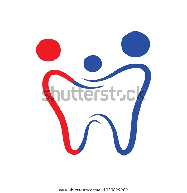 Healthy Tooth Family Vector Logo Stock Vector (Royalty Free) 1039629982 ...