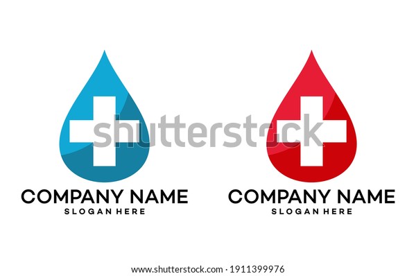 Healthy Water Logo Design Vector Stock Vector (Royalty Free) 1911399976 ...