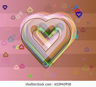Heart Art Elements Stock Vector (Royalty Free) 653943958 | Shutterstock