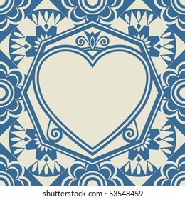 Heart Background Design Vector Image Stock Vector (Royalty Free ...