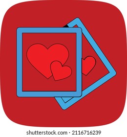 Heart Bed Isolated Vector Illustration Which Stock Vector (Royalty Free ...