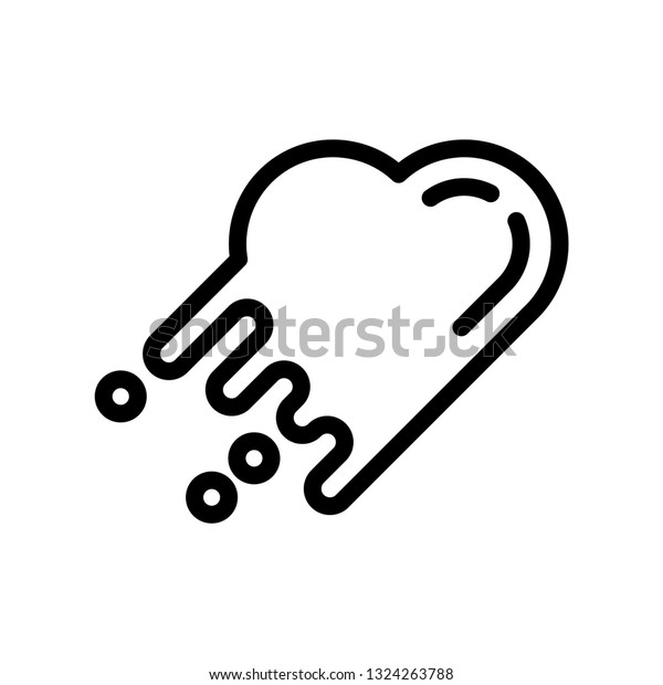 Heart Dash Line Art Stock Vector (Royalty Free) 1324263788 | Shutterstock