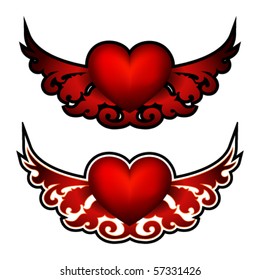 Heart Decorative Element Vector Illustration Stock Vector (Royalty Free ...