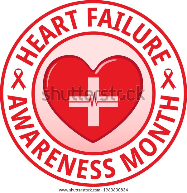 Heart Failure Awareness Month Illustration Vector Stock Vector (Royalty ...