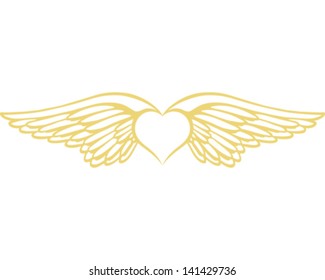 Heart Flying Stock Vector (Royalty Free) 141429736 | Shutterstock
